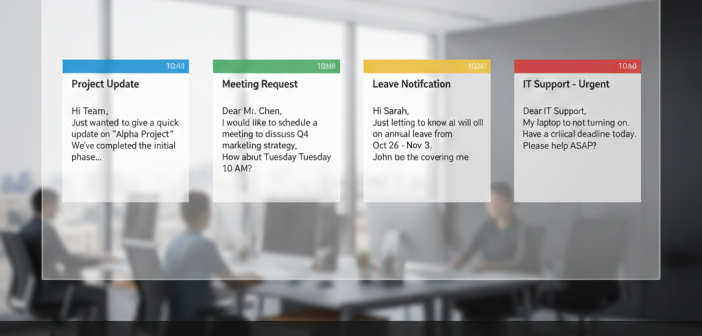 Best Email Examples for Different Workplace Scenarios at Work 2026